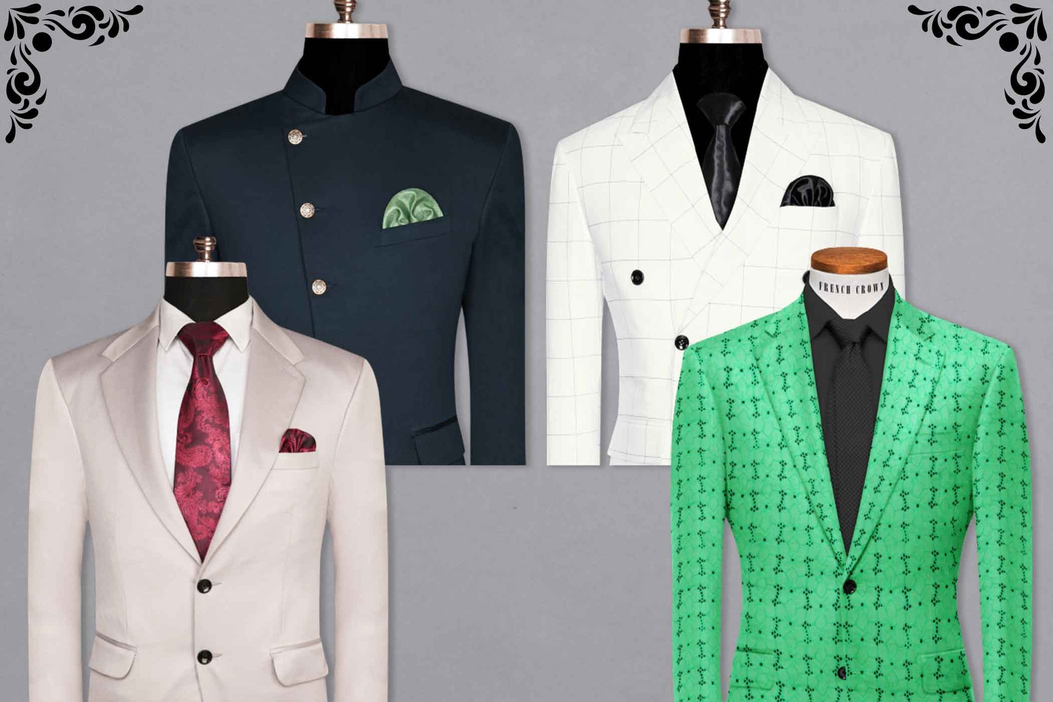 Shop Premium Quality Men's Cotton Blazers Collections at French Crown