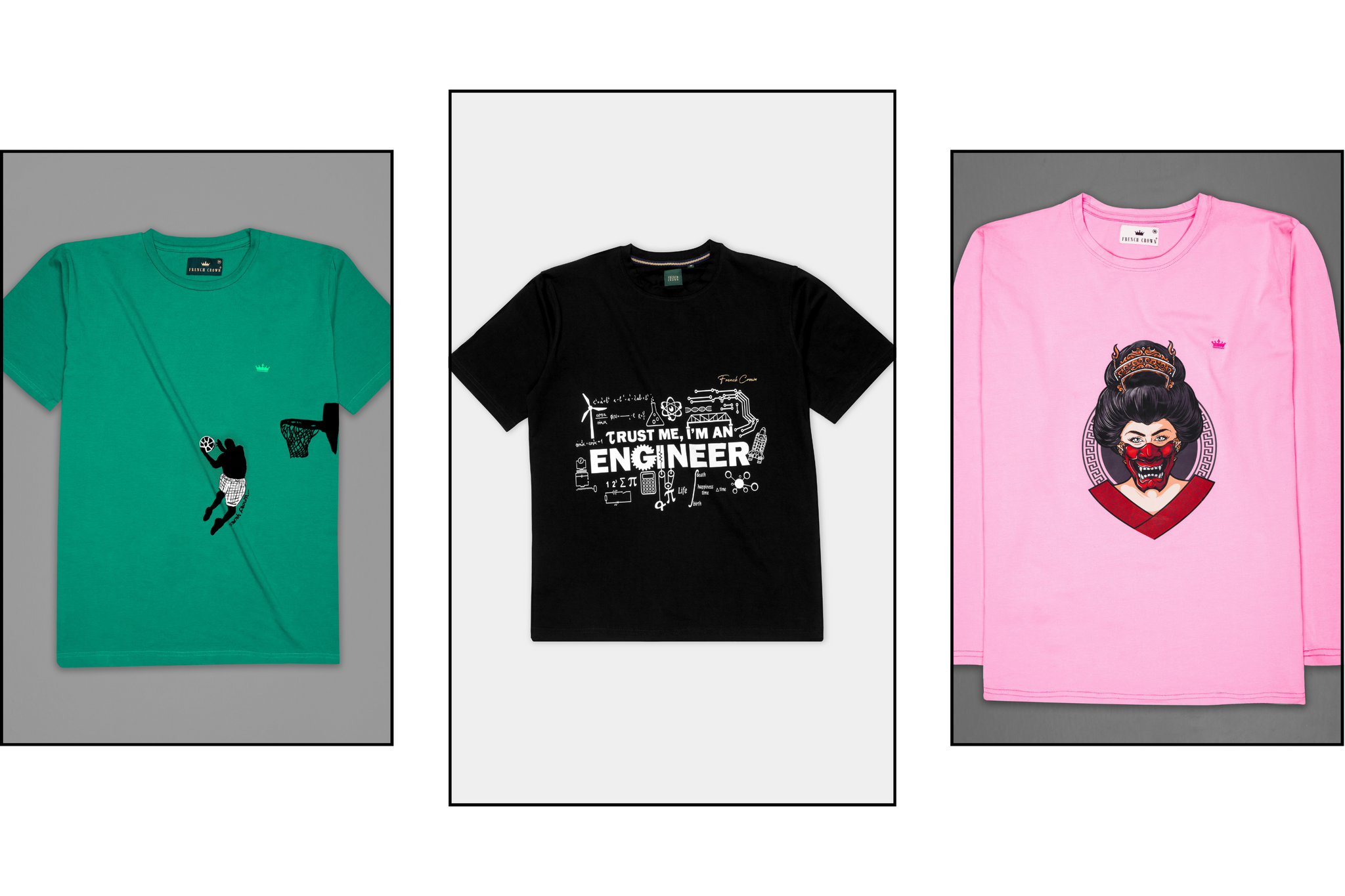 Buy Designer TShirts For Men From French Crown