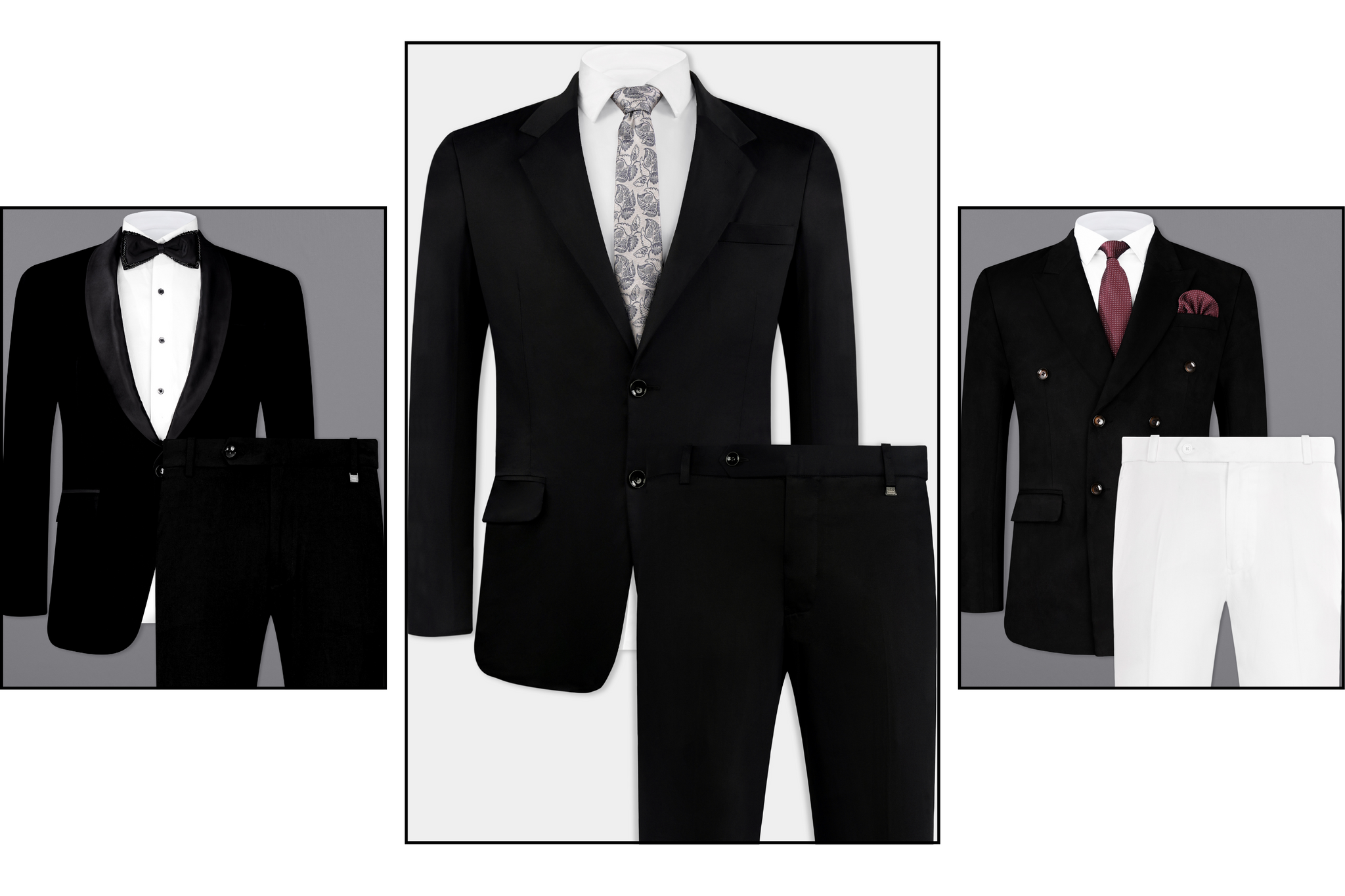 Buy Stylish Jade Black Suit For Men at Best Price - French Crown