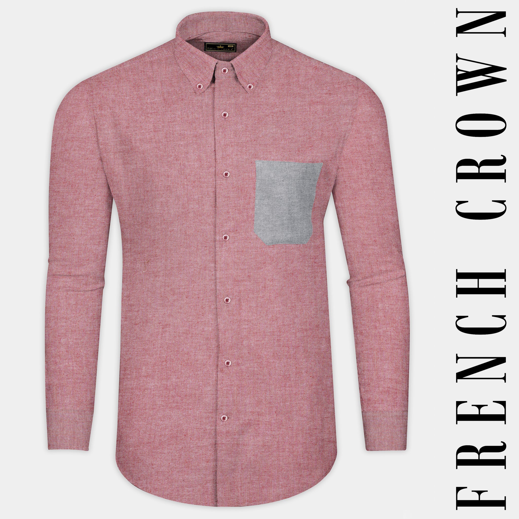 Contessa Red Checks-Plaid Casual Premium Cotton Button-Down Shirt For ...