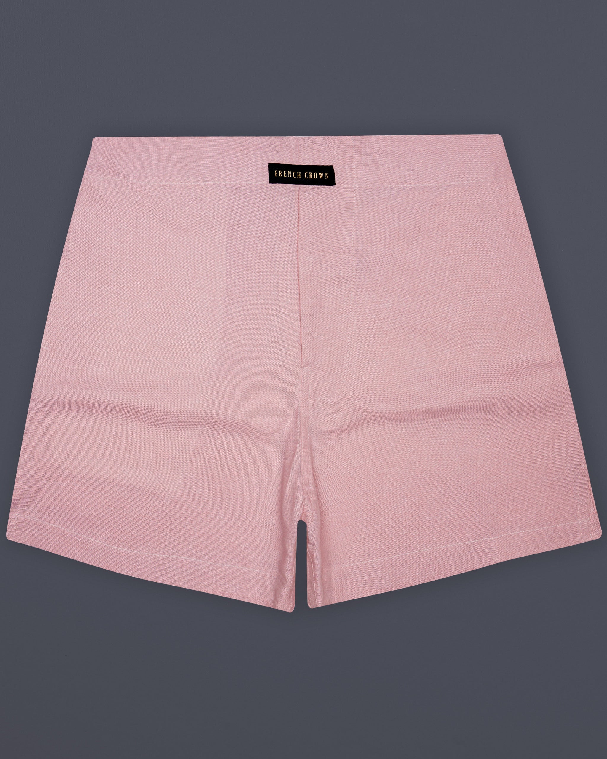 Apricot Fade-Eunry Peach Plain Solid Cotton Boxer For Man