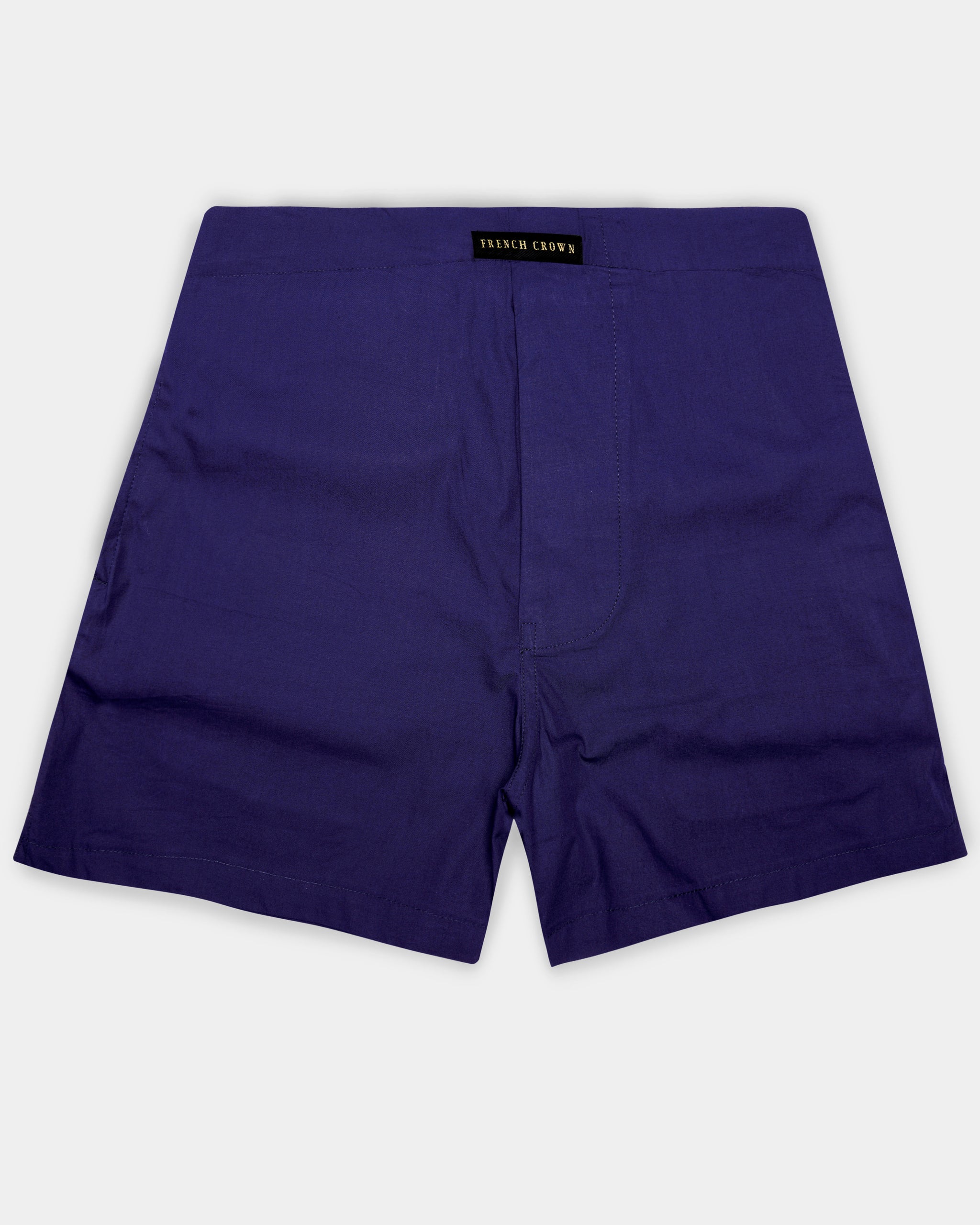 Violent Purple Plain-Solid Premium Linen Boxers For Man