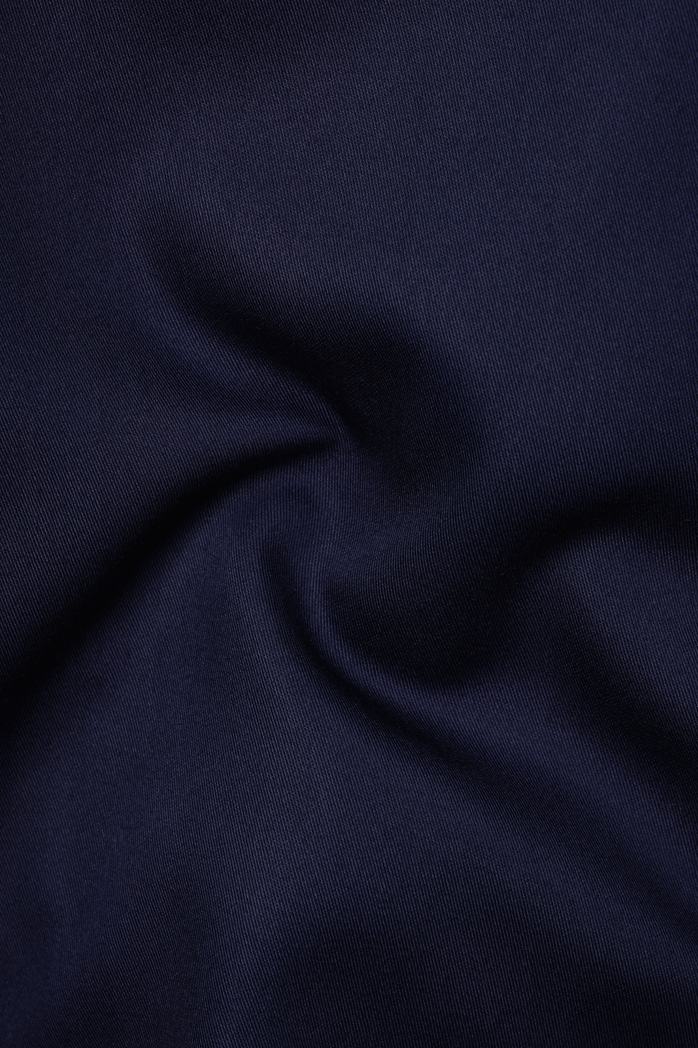 Haiti Blue Textured Premium Terry Rayon Single-Breasted-Suits for Men.