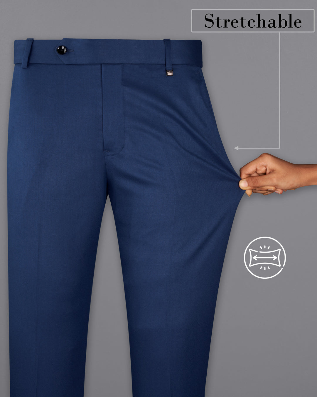 Rhino Blue Stretchable traveler Pant