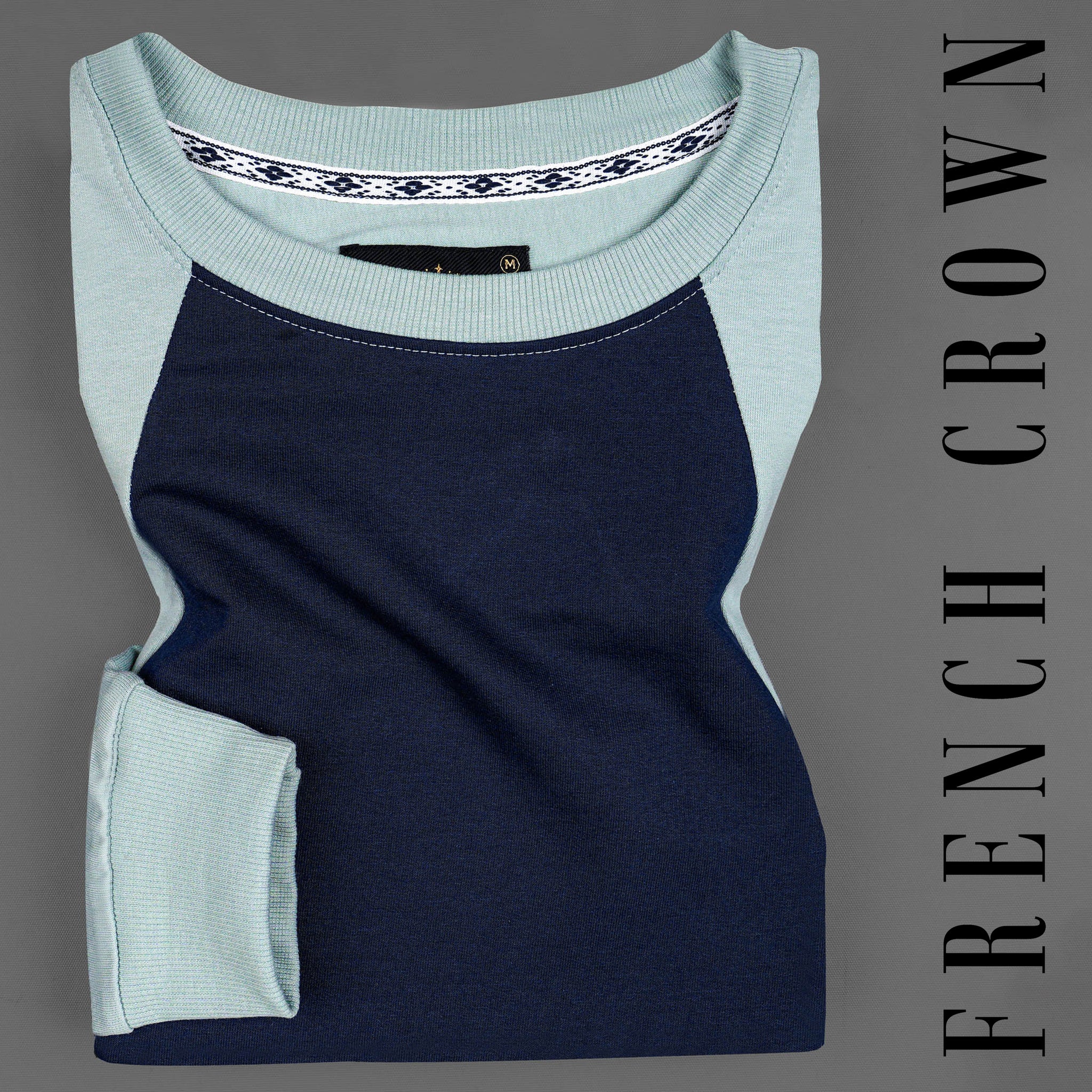 Jet Stream Green with Firefly Blue Full Sleeves Super Soft Premium ...
