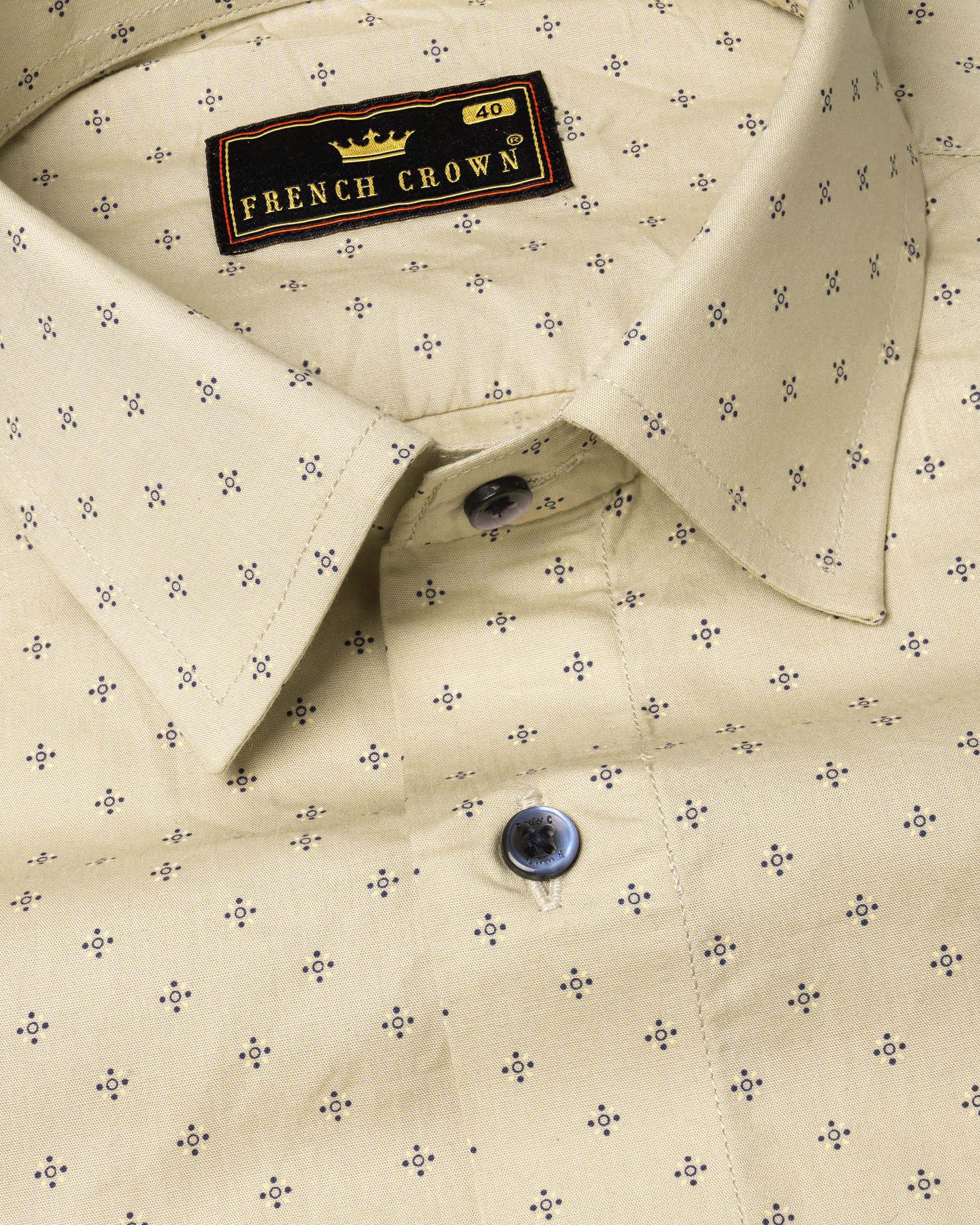 Pearl Lusta Formal Prints Premium Cotton Shirt For Men - Snitch Shirts