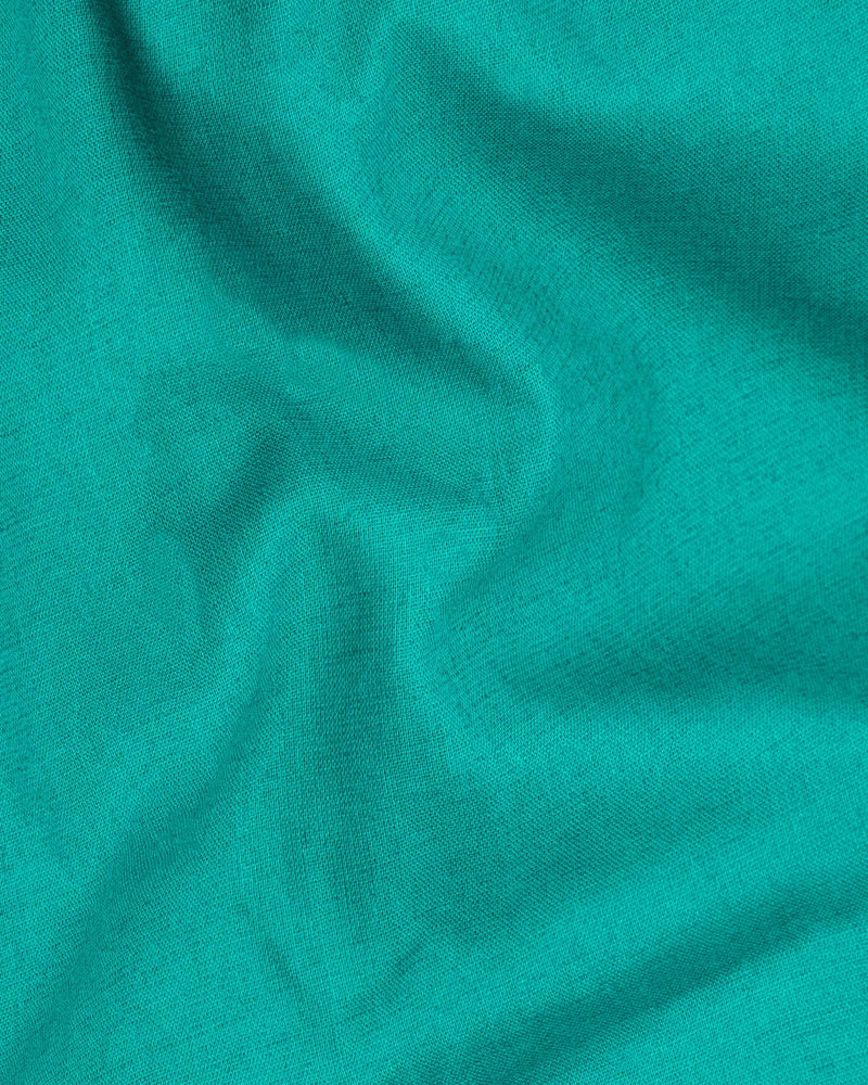 Topaz Aqua Luxurious Linen Shirt 6649-M-MB-38,6649-M-MB-H-38,6649-M-MB ...