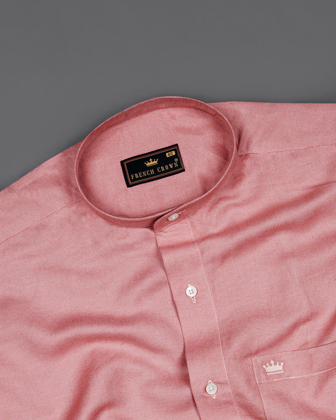 Shilo Pink Luxurious Linen Shirt 8372-M-38, 8372-M-H-38, 8372-M-39 ...