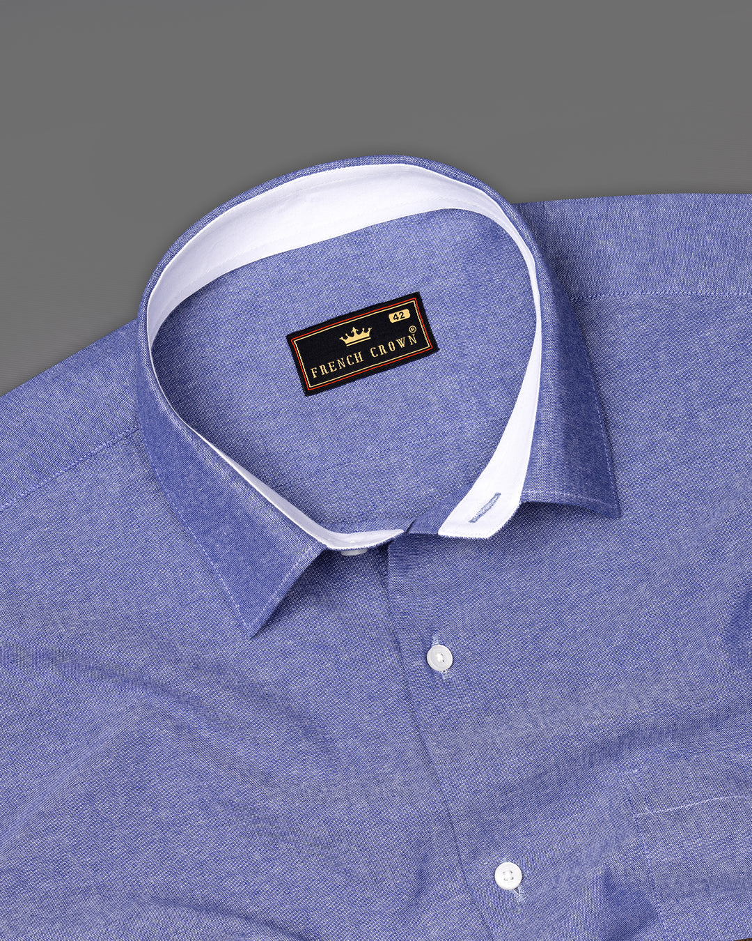 Scampi Blue Luxurious Linen Shirt 9353-CP-38, 9353-CP-H-38, 9353-CP-39 ...