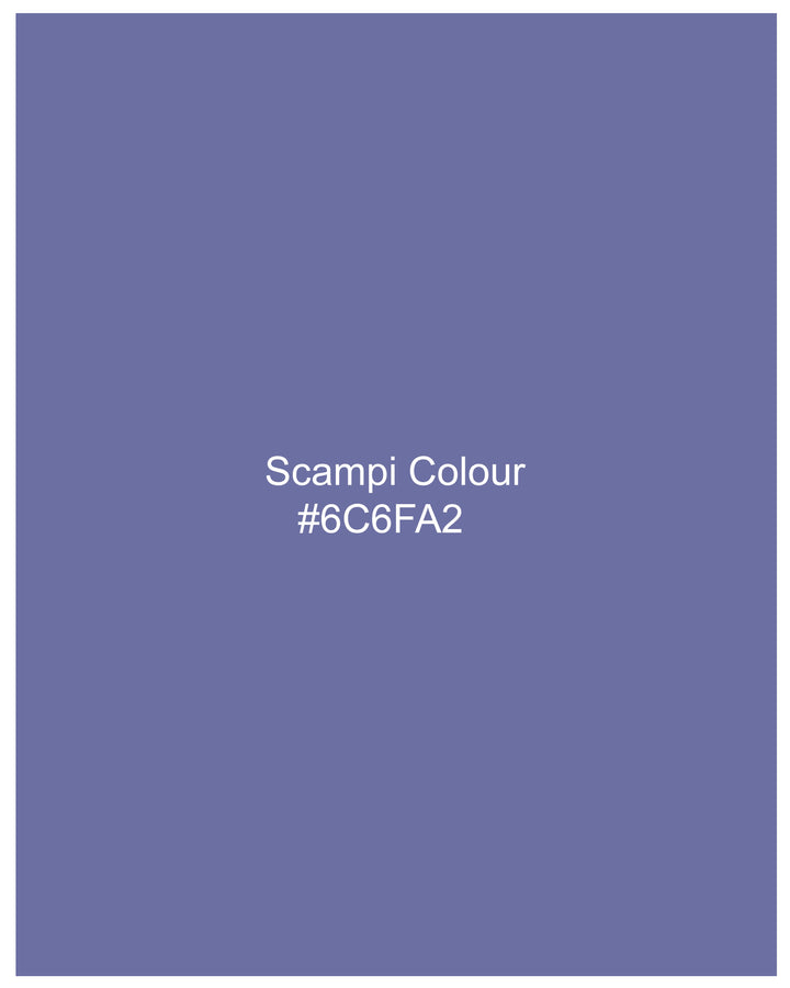 Scampi Blue Luxurious Linen Shirt