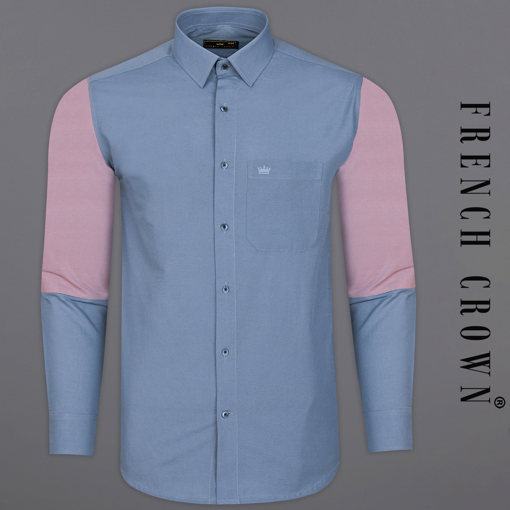 Casual Textured Premium Linen Shirt For Men