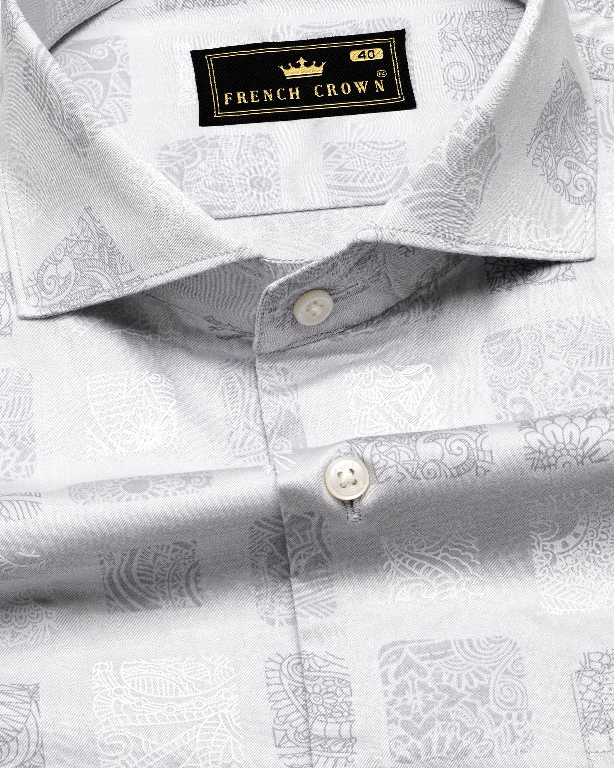 Mercury with Quartz Gray Casual/Formal Checks-Plaid Premium Cotton ...