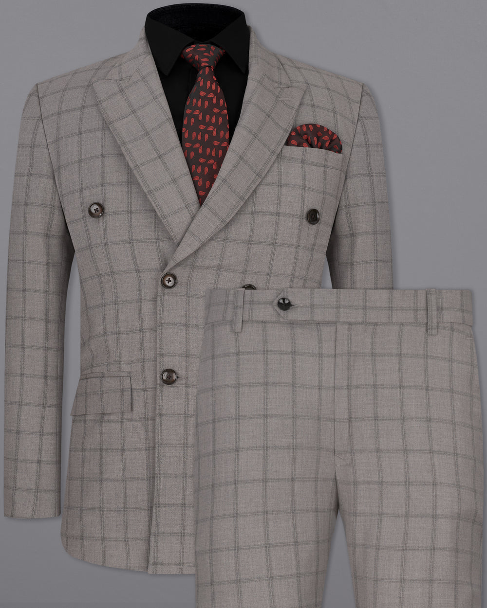 Buy Men's Grey Suits For Formal, Casual, Wedding Occasions - French Crown