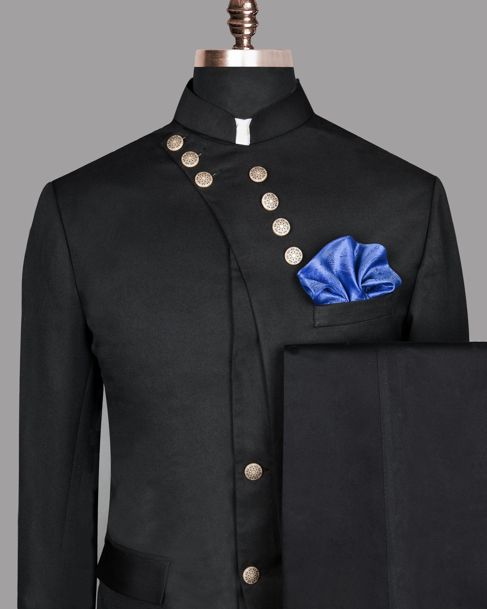Buy Stylish Jade Black Suit For Men at Best Price - French Crown