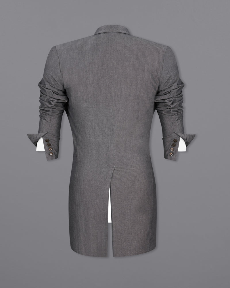 Vampire Gray Functional Belt Trench Coat TCB2493-DB-36, TCB2493-DB-38 ...