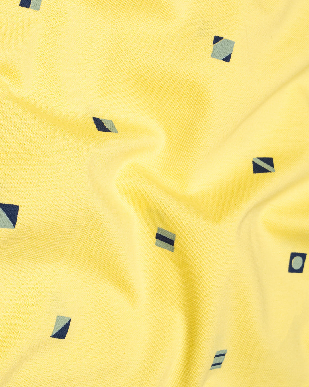 Sweet Corn Yellow and Cardinal Pink Printed Organic Cotton Mercerised ...